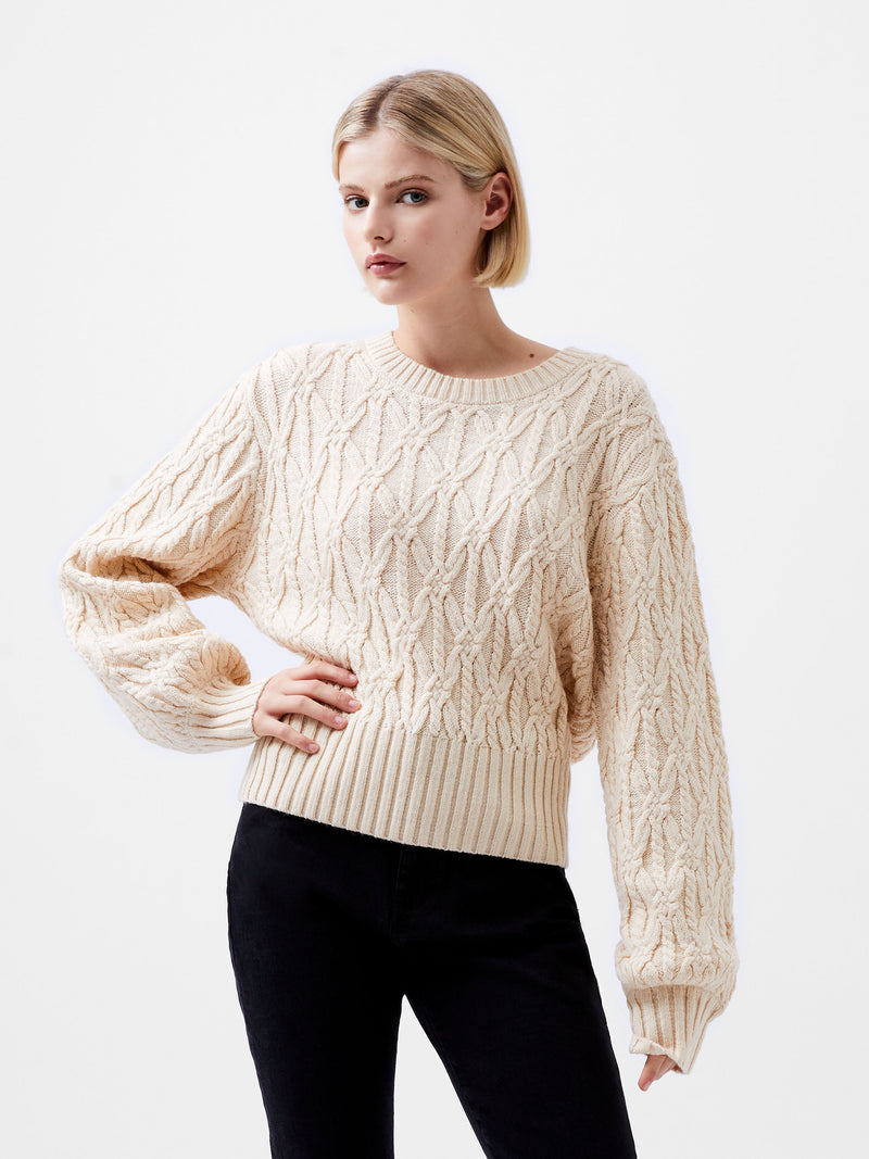 Layon Jini Sweater Classic Cream | French Connection US Layon Jini Sweater Classic Cream | French Connection US