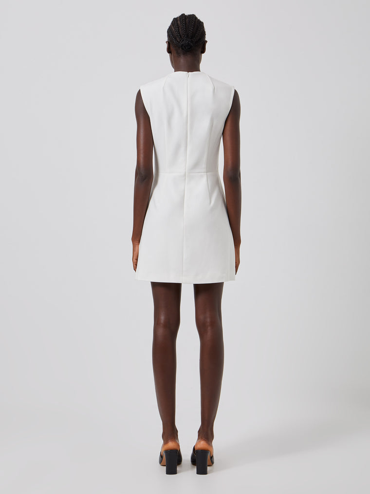 Whisper Ruth Square Neck Dress White | French Connection US